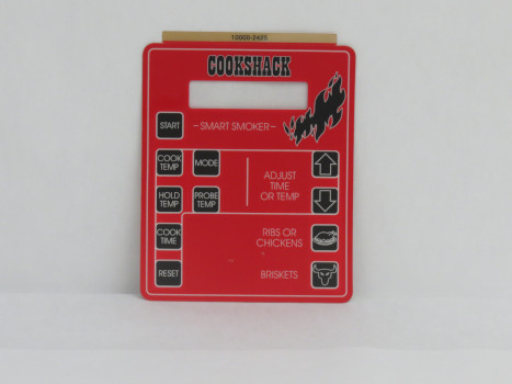 LA152 Keypad Label – IQ / Cookshack IQ4 Controller Overlay