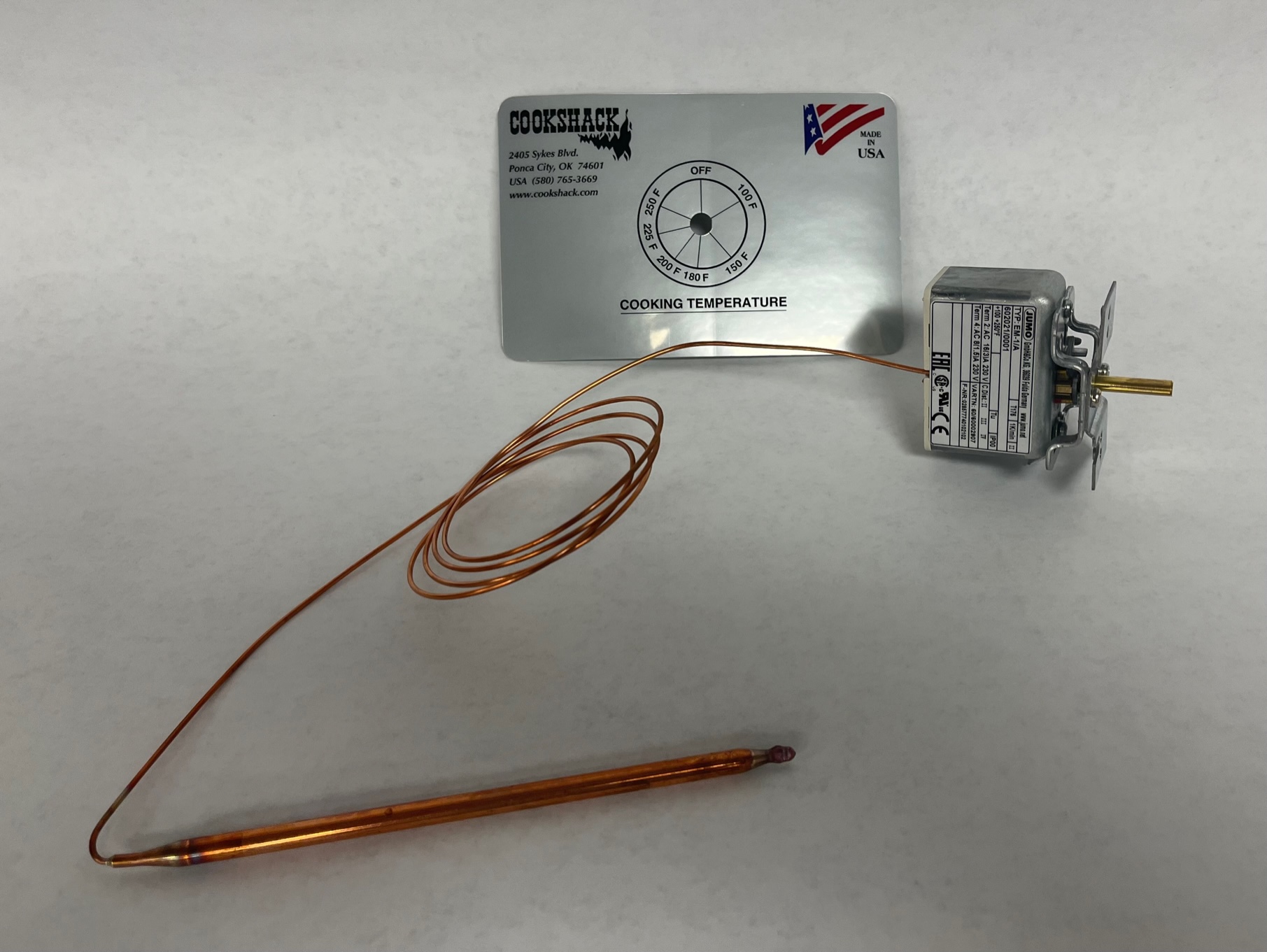Cookshack, Inc.: Thermostat: SM008, SM009, SM050, SM055