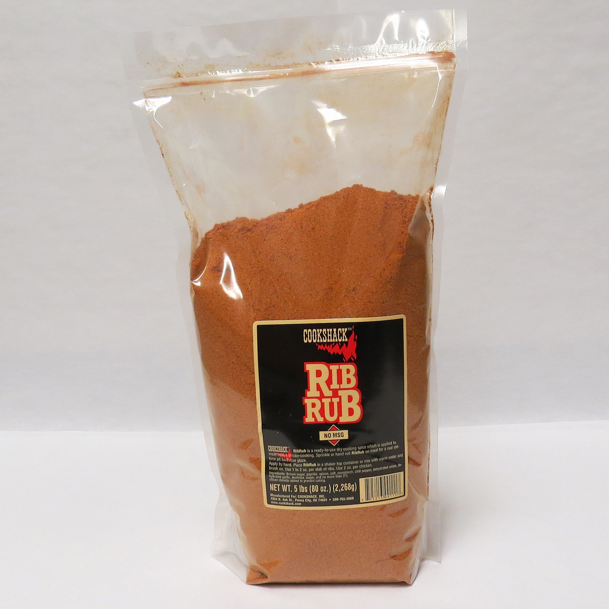 Cookshack, Inc.: Rib Rub 5#
